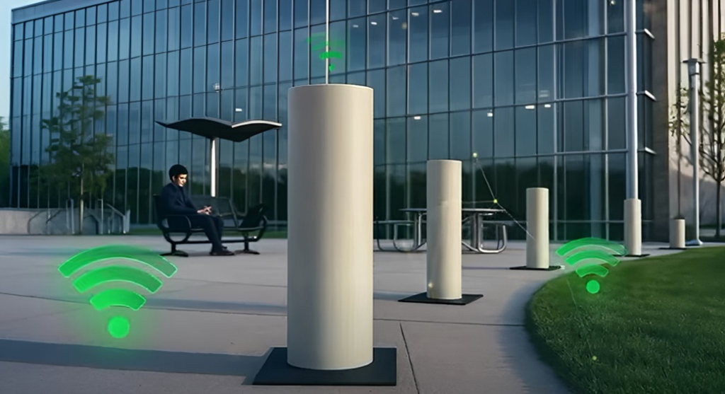 Wifi GRP Bollard | Nyscom Technology